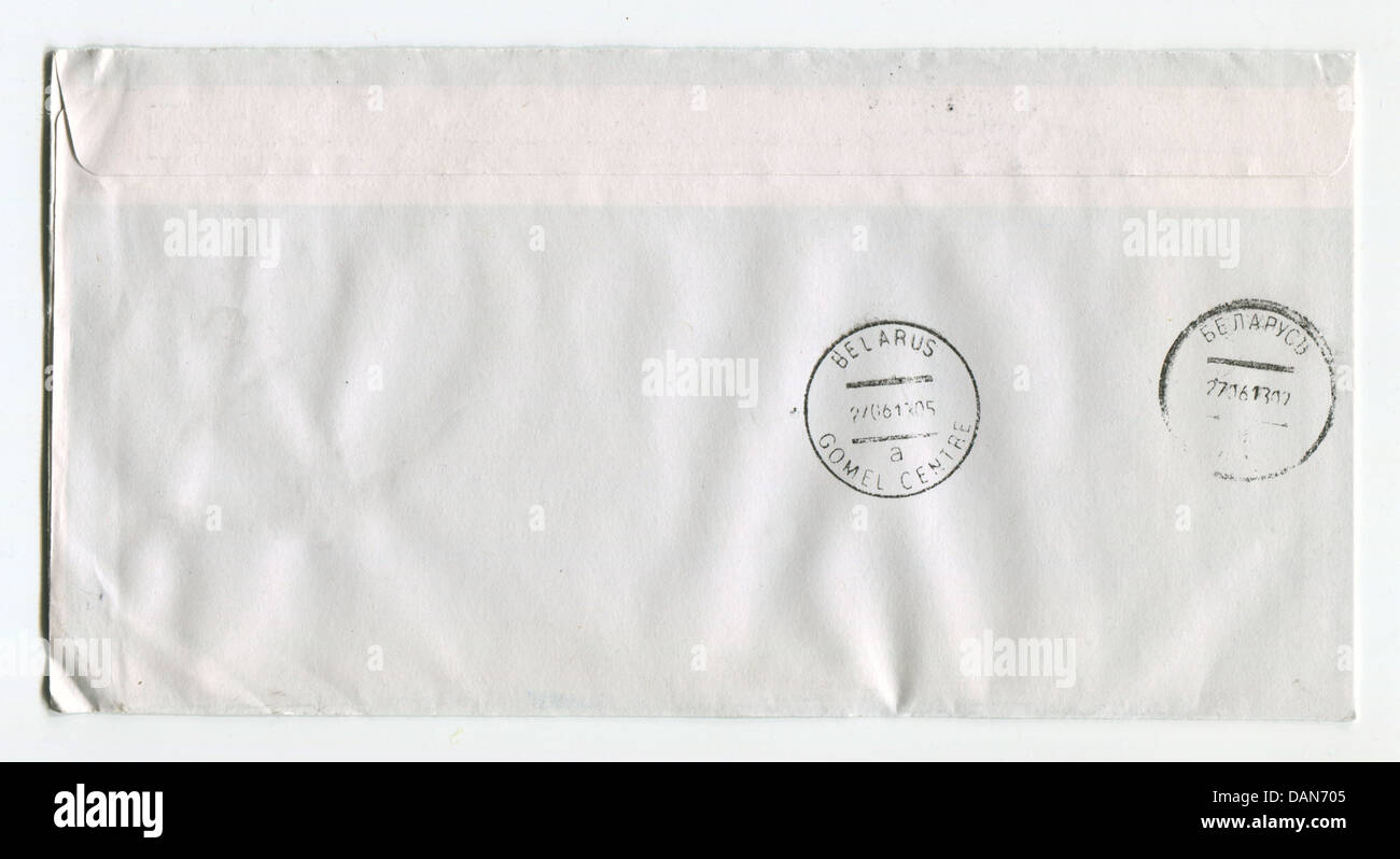 Post envelope, background Stock Photo - Alamy