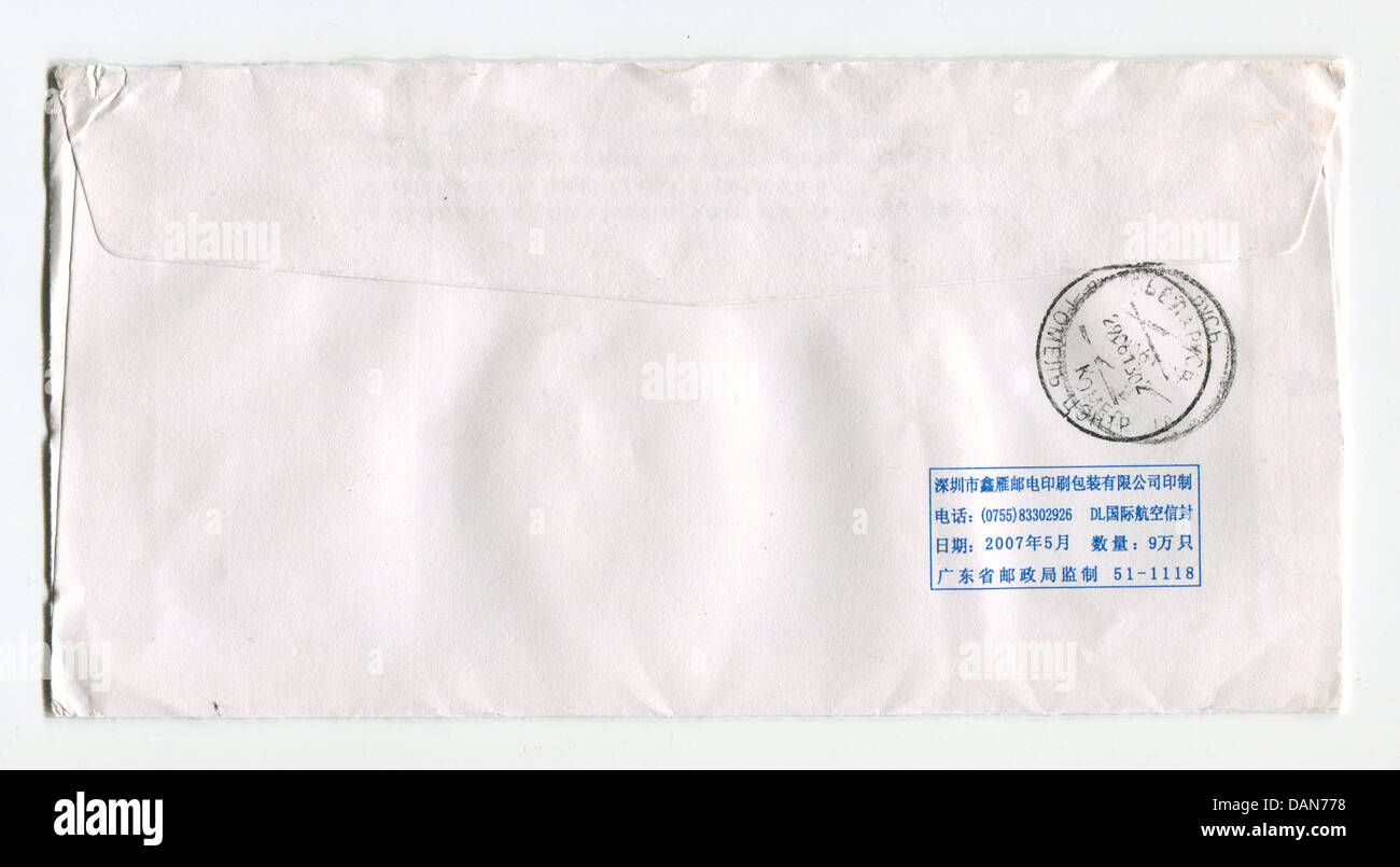 Post envelope, background Stock Photo - Alamy