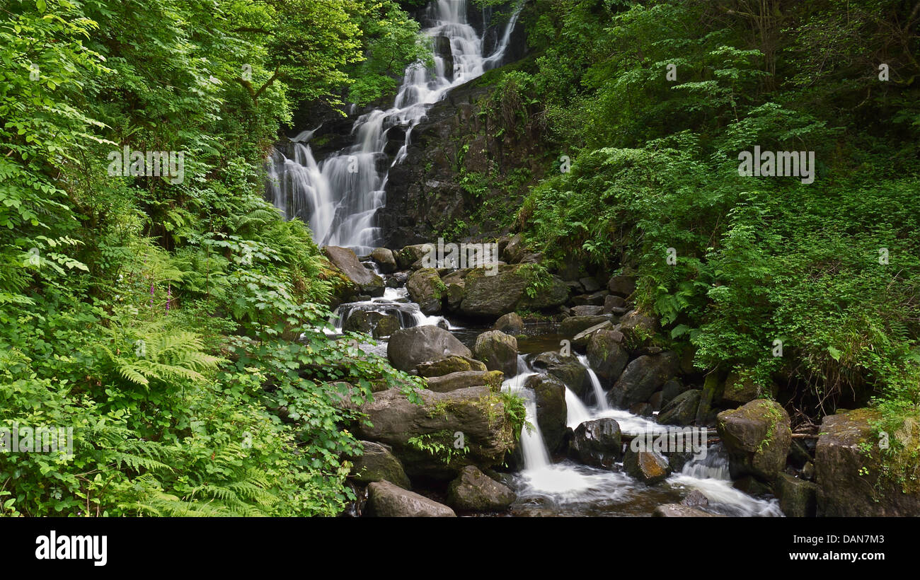 Torq Falls, Killarney, Kerry Stock Photo - Alamy