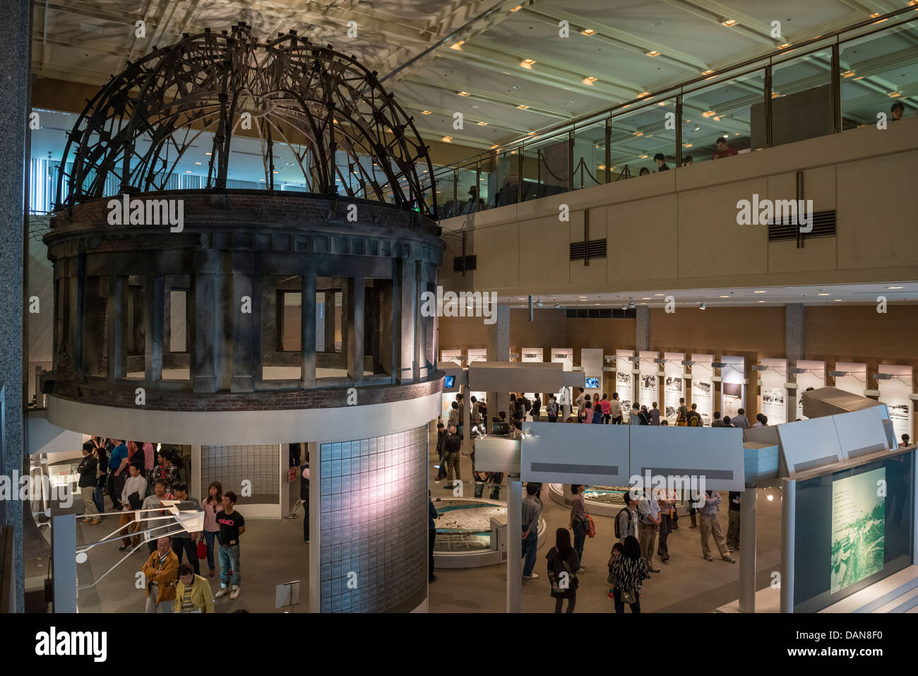 Reproduction of the A-Bomb Dome in Hiroshima Peace Memorial Museum ...