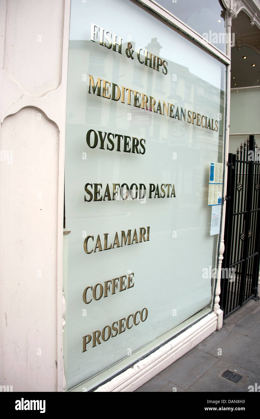 Restaurant window hi-res stock photography and images - Alamy