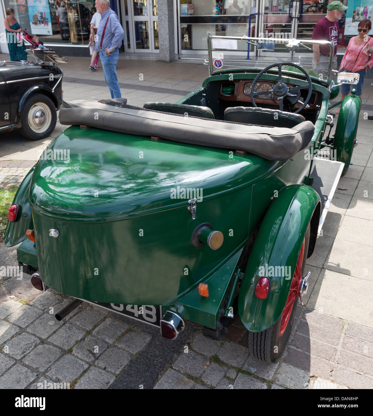 boat tail riley at classic car show Stock Photo - Alamy