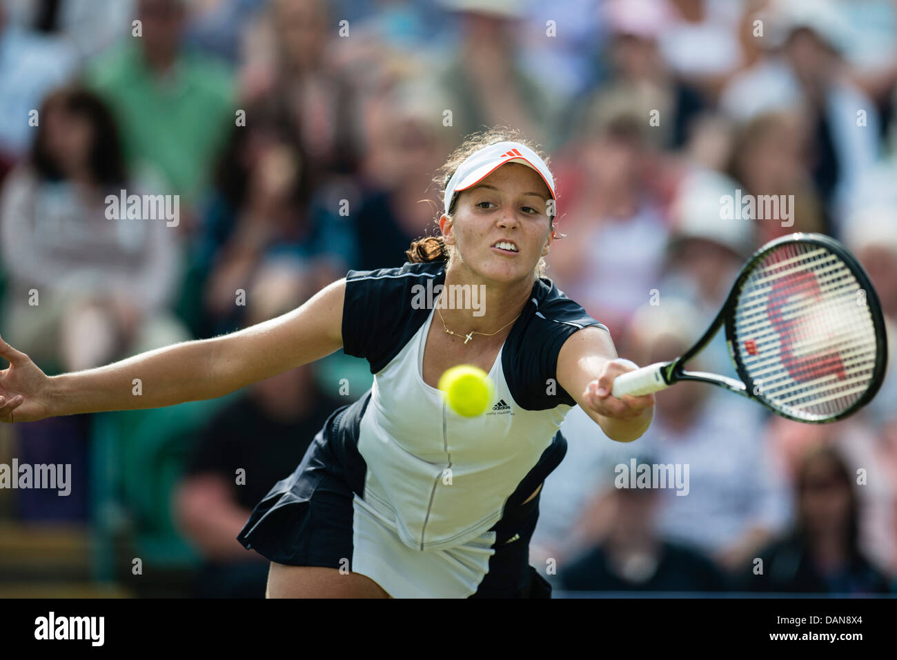 Laura robson tennis action hit hi-res stock photography and images - Alamy