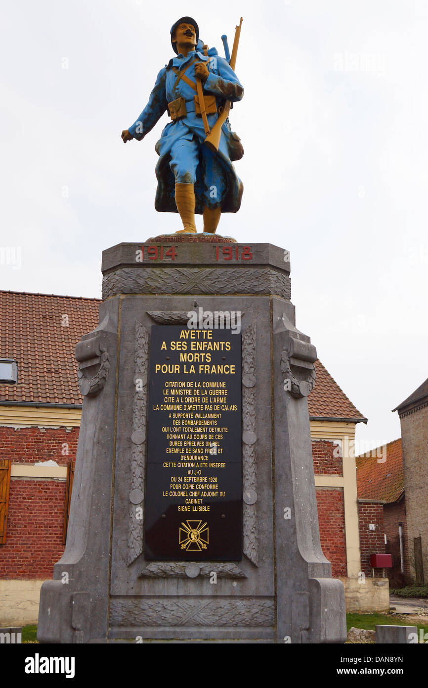 French War Memorial Stock Photo - Alamy
