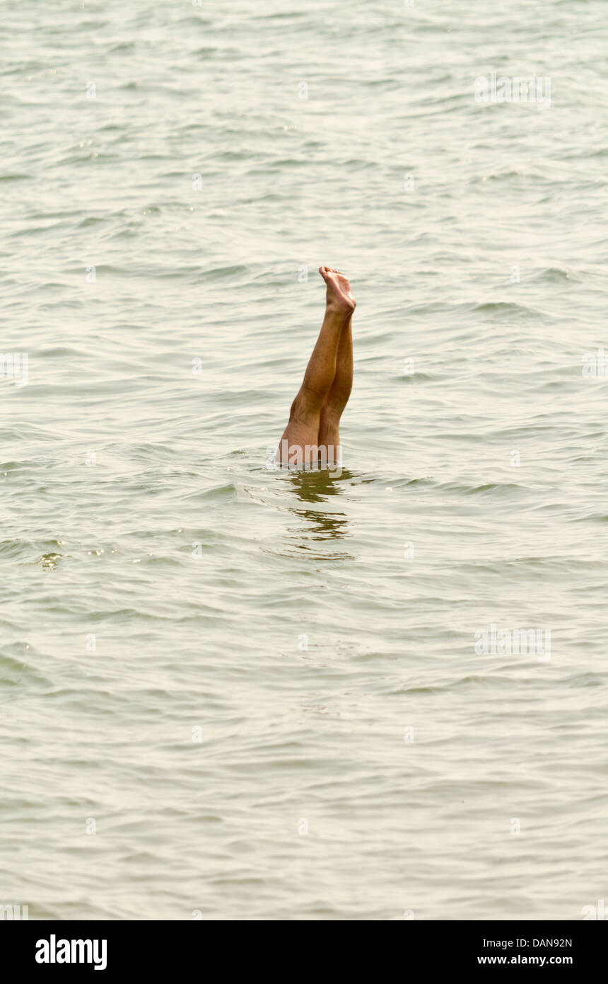 Underwater handstands hi-res stock photography and images - Alamy