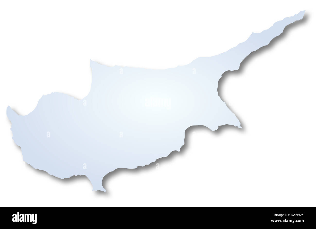 Cyprus map hi-res stock photography and images - Alamy
