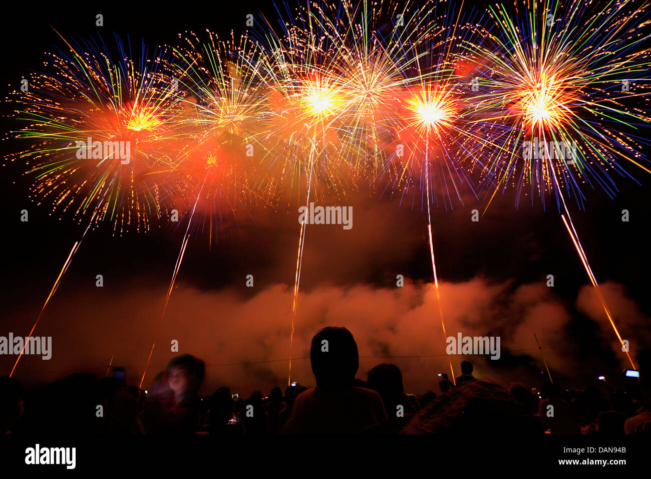 The 86th Omagari National Fireworks Competition Summer Festival held in ...