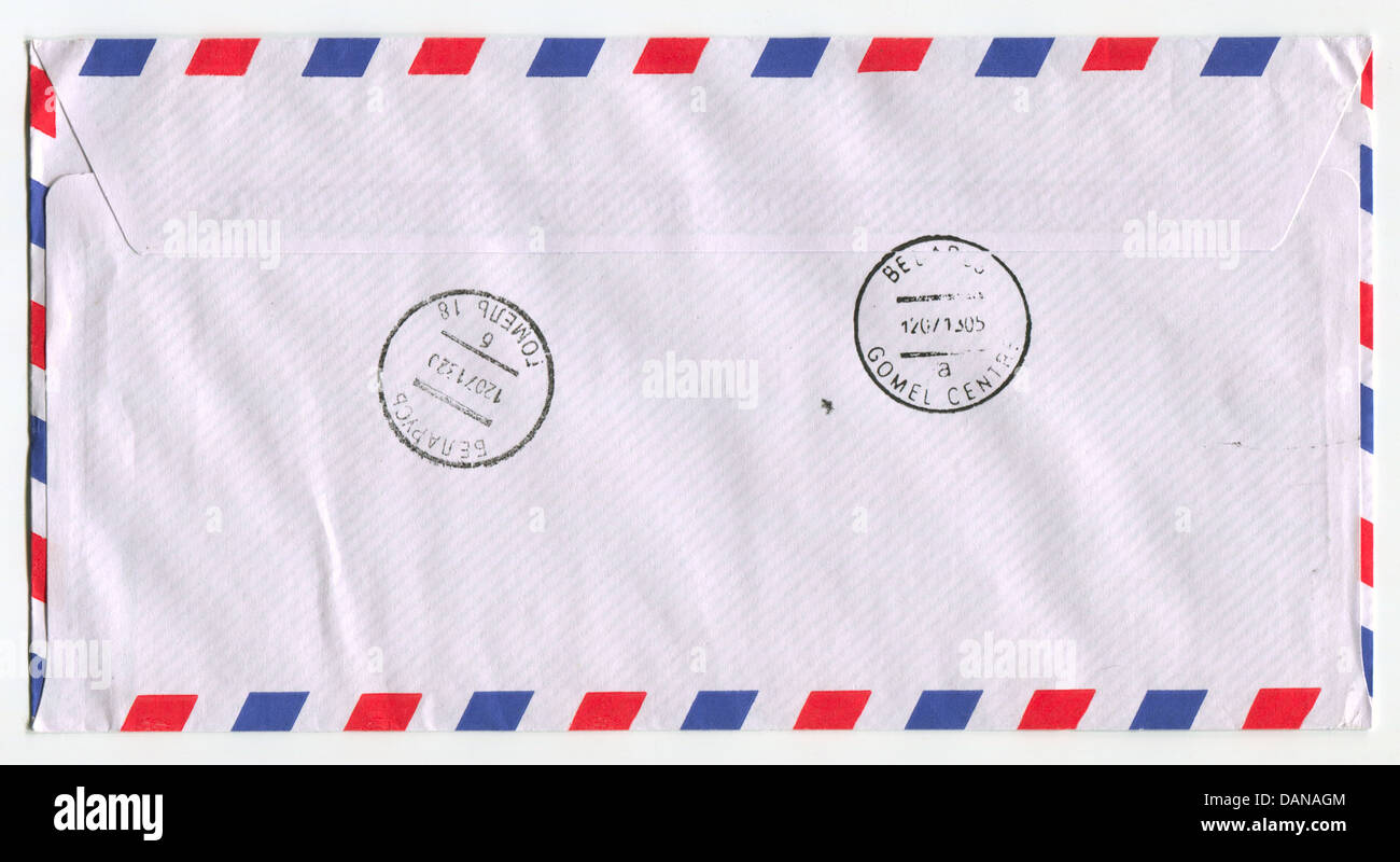 Post envelope, background Stock Photo - Alamy