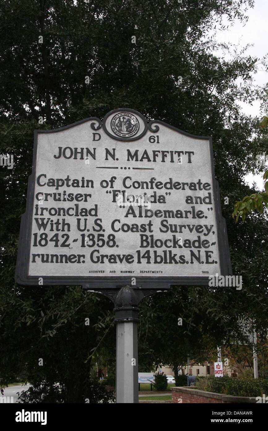 JOHN N. MAFFITT Captain of Confederate cruiser "Florida" and ironclad ...