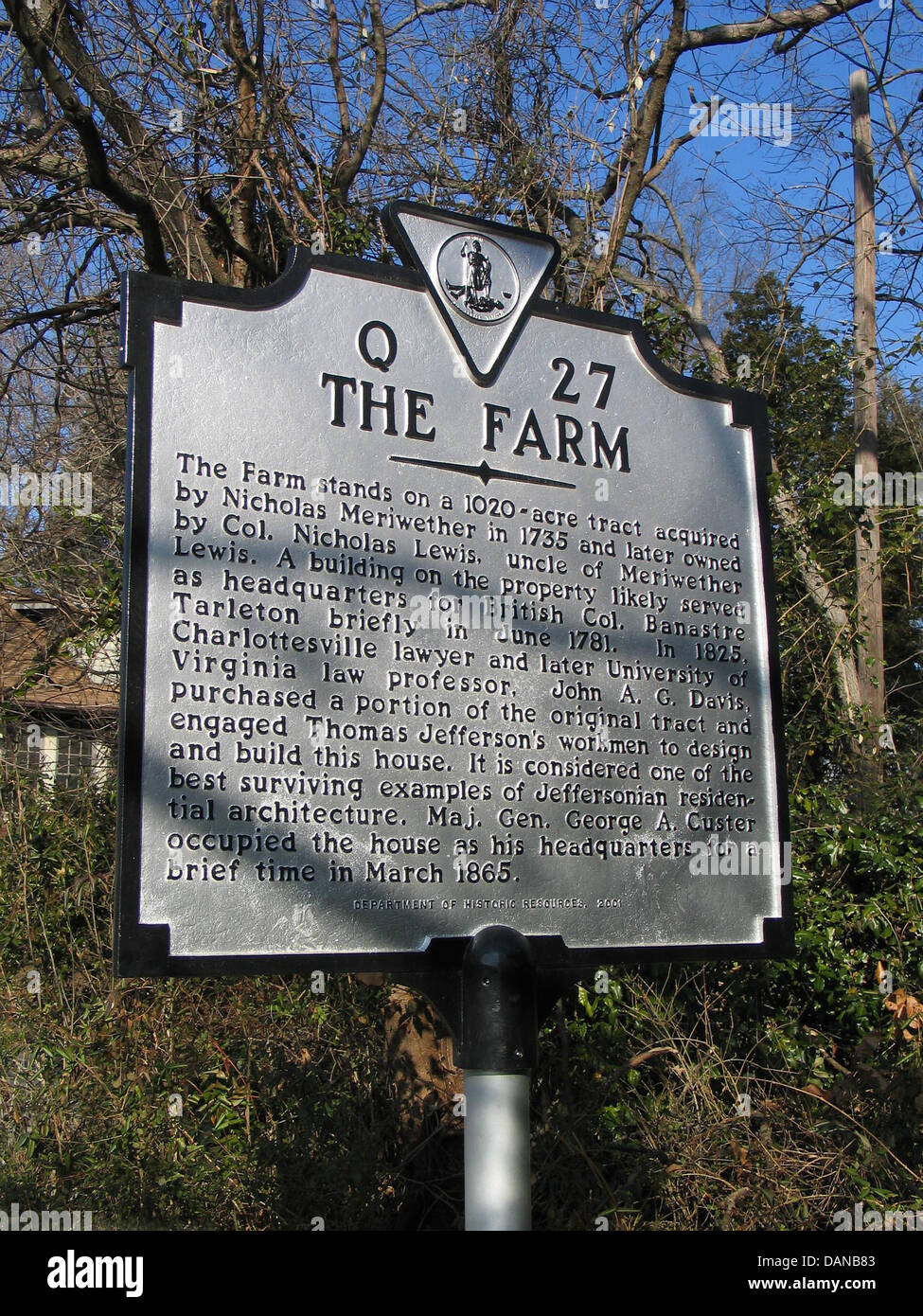 THE FARM The Farm stands on a 1020-acre tract acquired by Nicholas ...