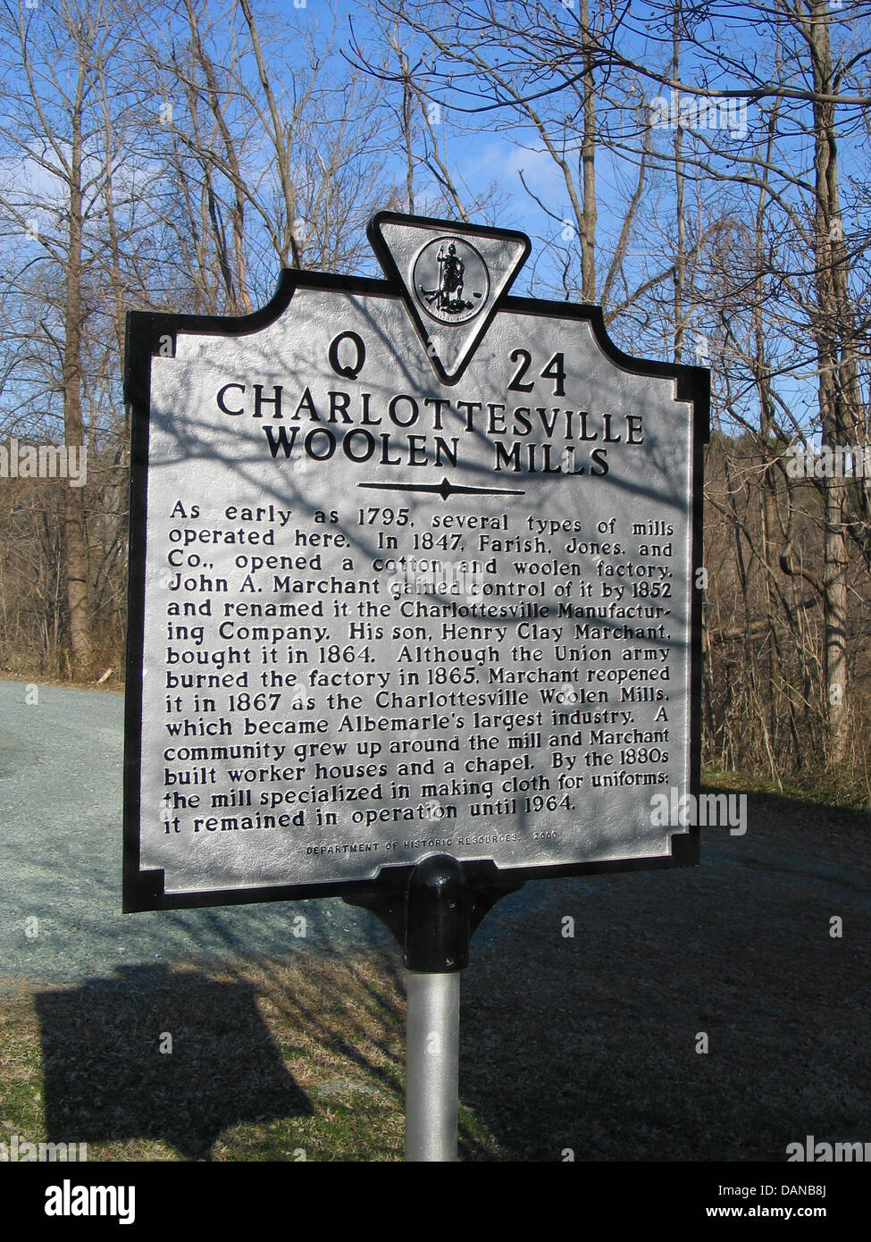 Charlottesville historic marker hi-res stock photography and images - Alamy
