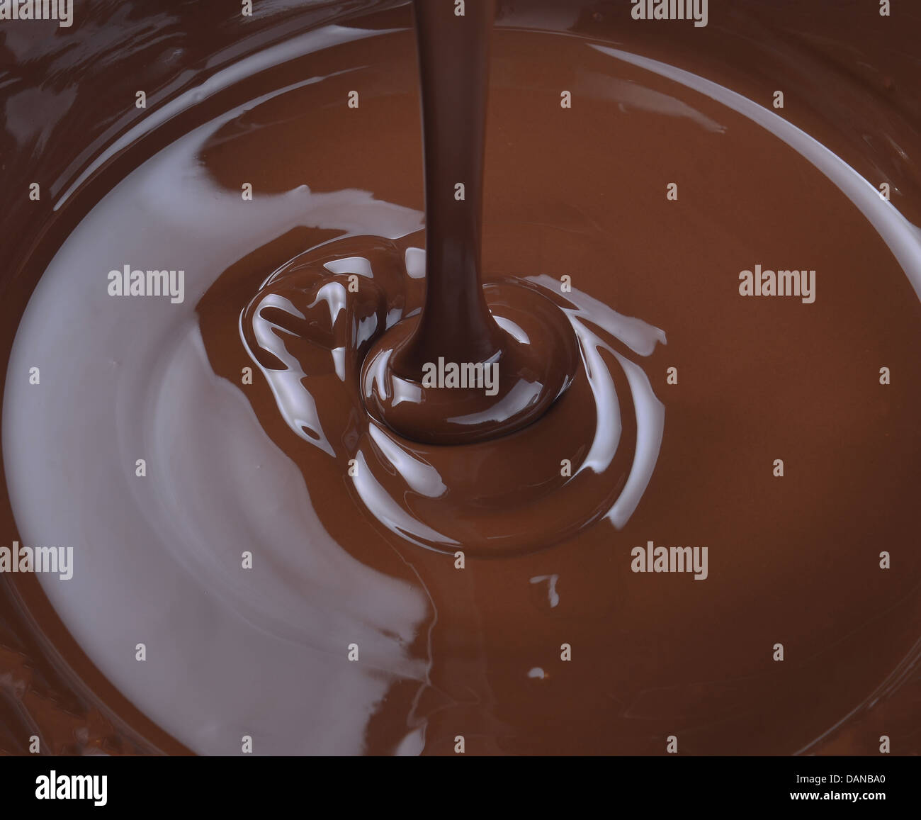 lots of chocolate falling from above Stock Photo - Alamy