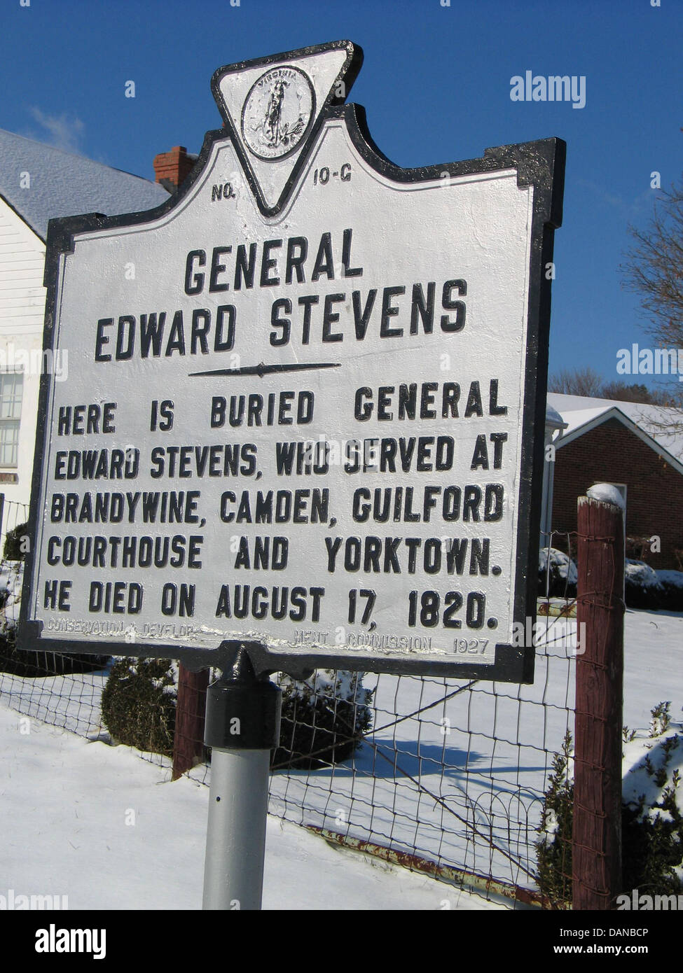 GENERAL EDWARD STEVENS Here is buried General Edward Stevens, who ...