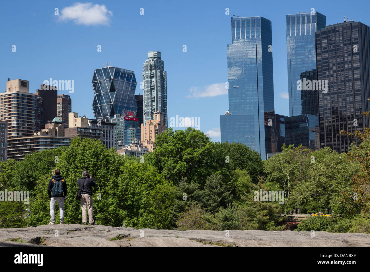 Central Park and Manhattan Skyline, NYC Stock Photo - Alamy