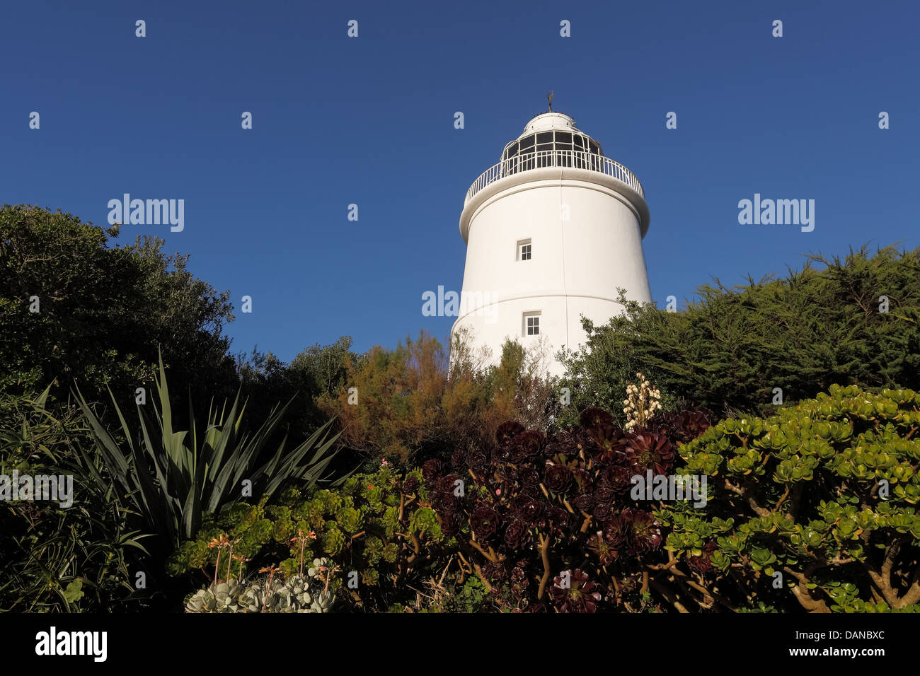 The Lighthouse on St Agnes, Isles of Scilly, England, UK Stock Photo ...