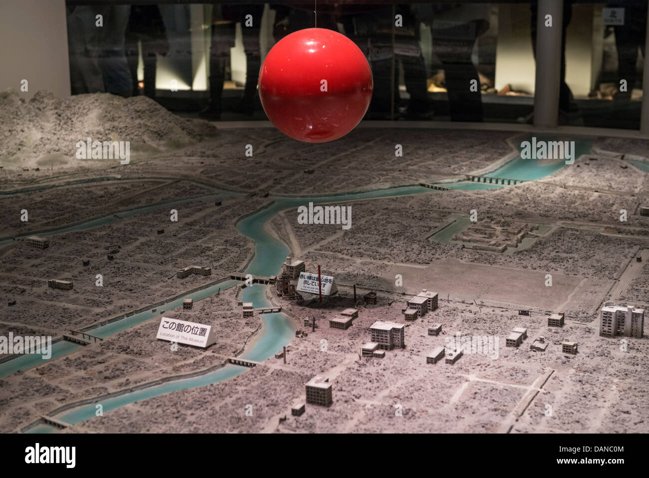Map of Hiroshima after the Nuclear Explosion in Hiroshima Peace ...