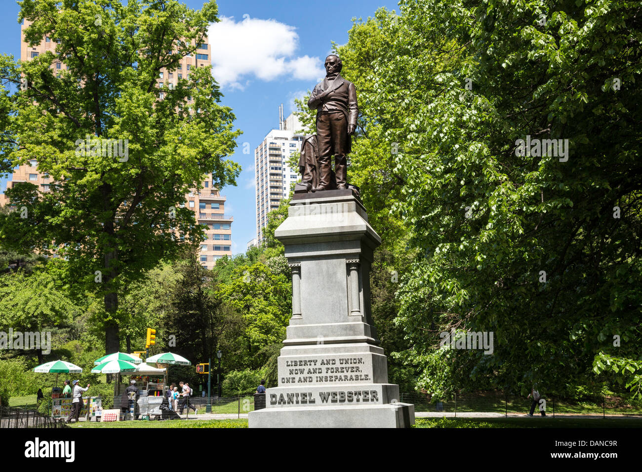 Daniel webster statue central park hi-res stock photography and images ...