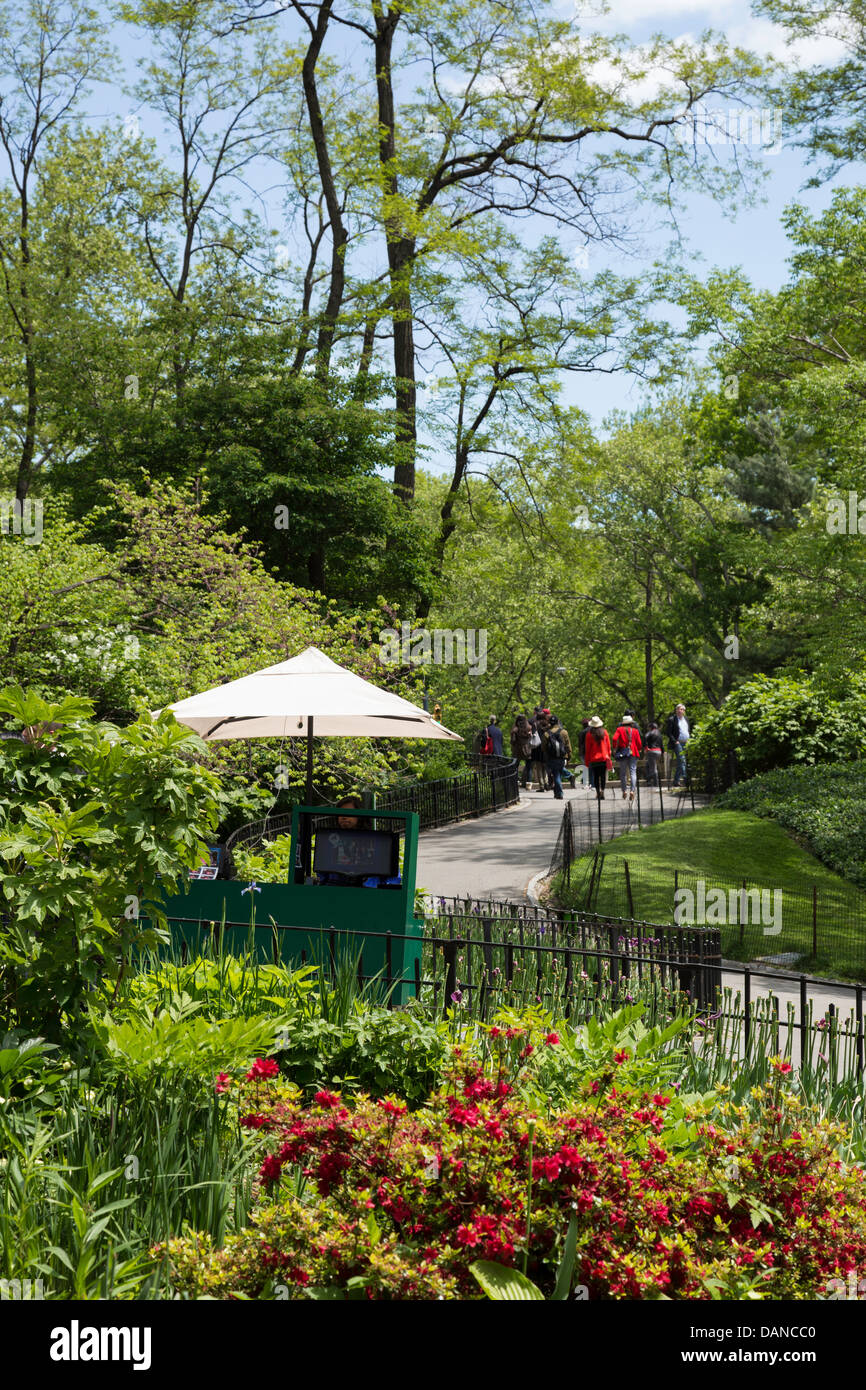 Central Park Path in the Springtime, NYC Stock Photo - Alamy