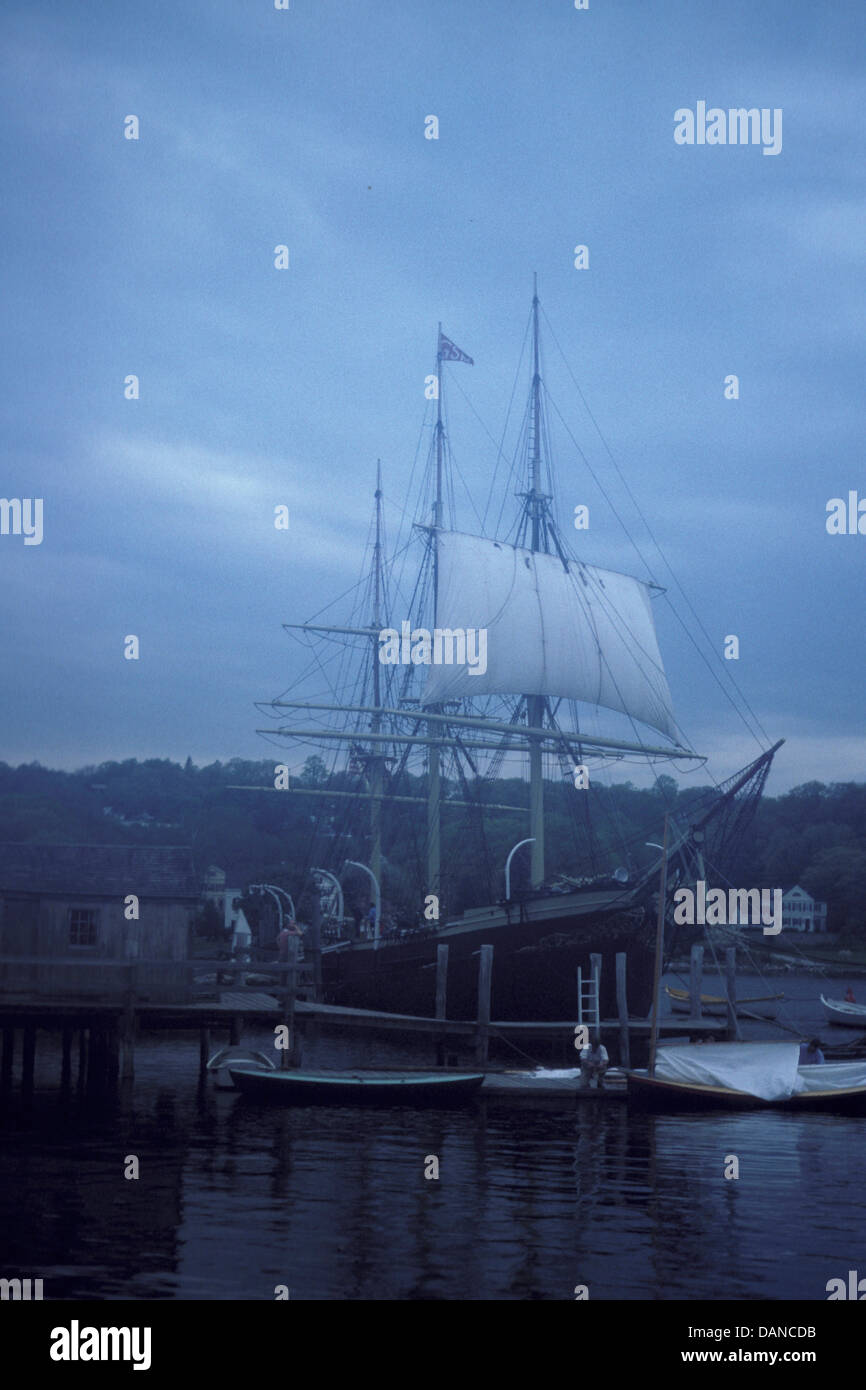 Mystic seaport sail hi-res stock photography and images - Alamy