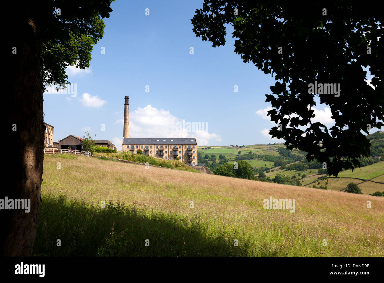 View of part of Oats Royd Mill, now converted into apartments ...