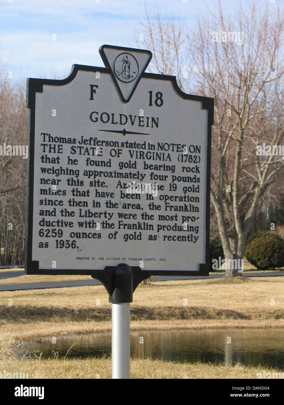 GOLDVEIN Thomas Jefferson stated in NOTES ON THE STATE OF VIRGINIA ...