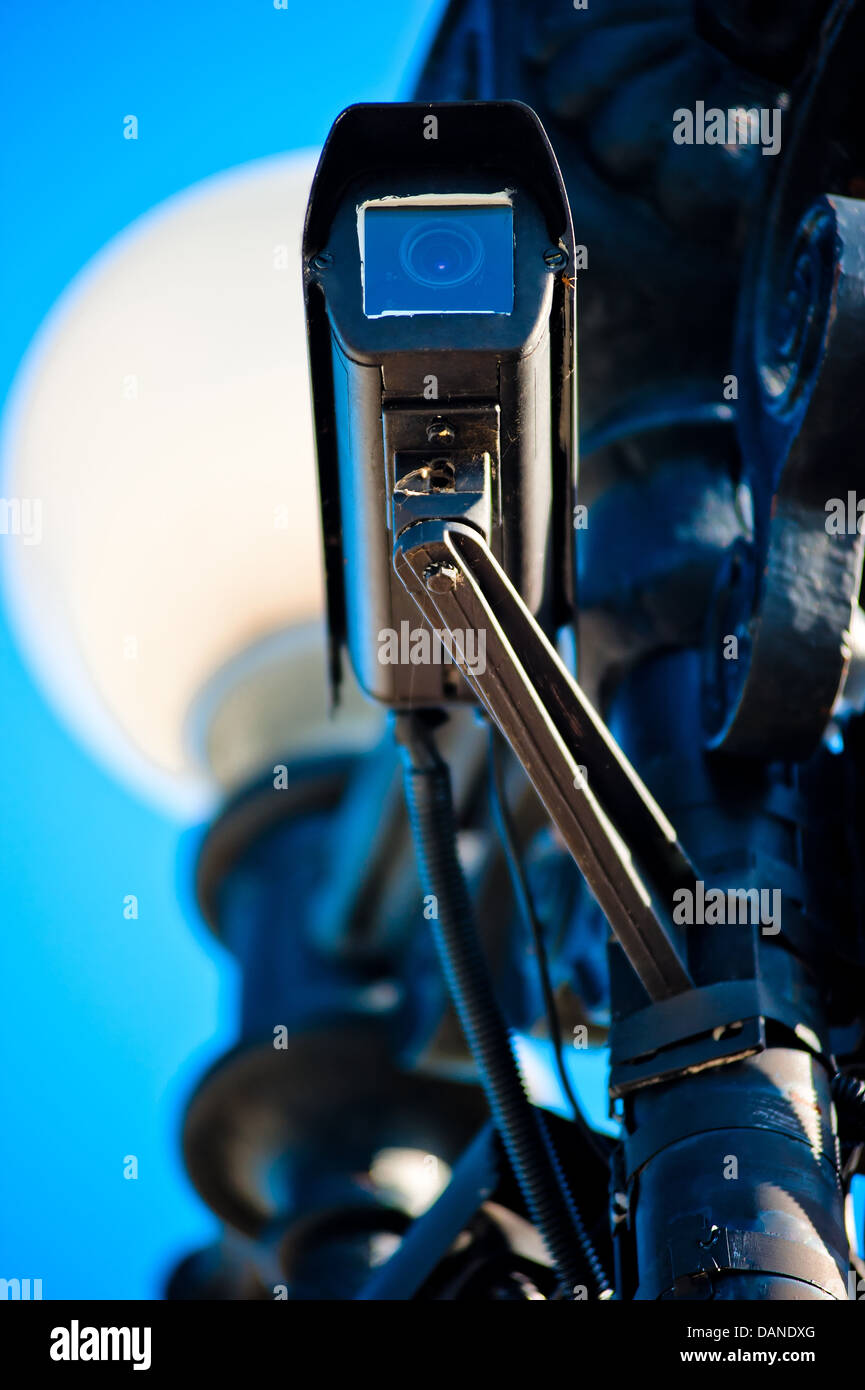 Surveillance camera on light pole hi-res stock photography and images ...