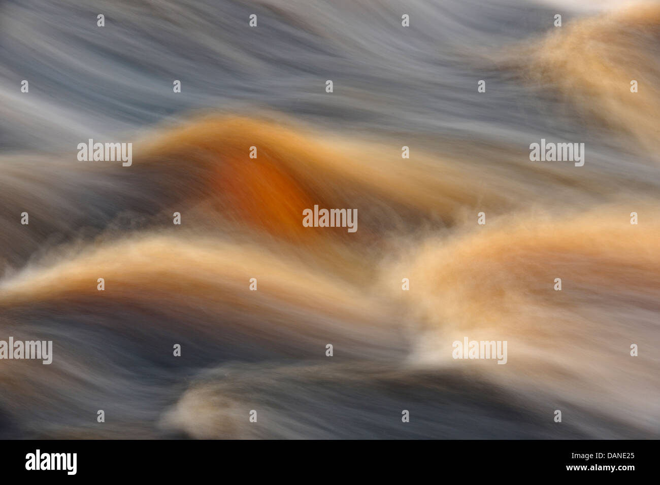 A stream enters Hecate Strait Haida Gwaii Queen Charlotte Islands ...