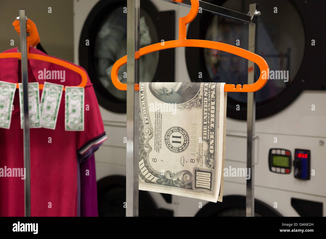 Laundering Money Notes Concept Stock Photo - Alamy