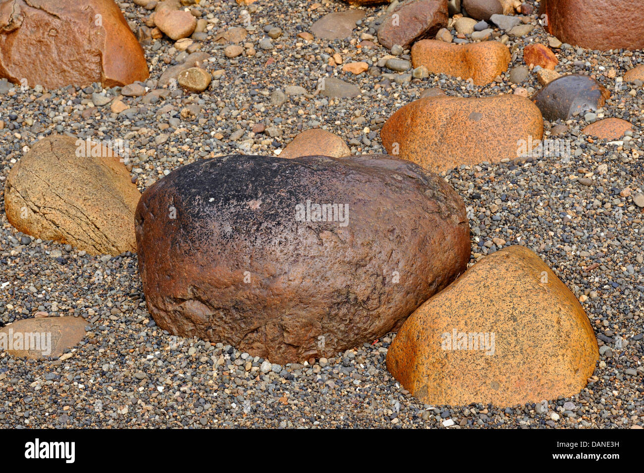 Polished beach stones Haida Gwaii Queen Charlotte Islands- Graham ...