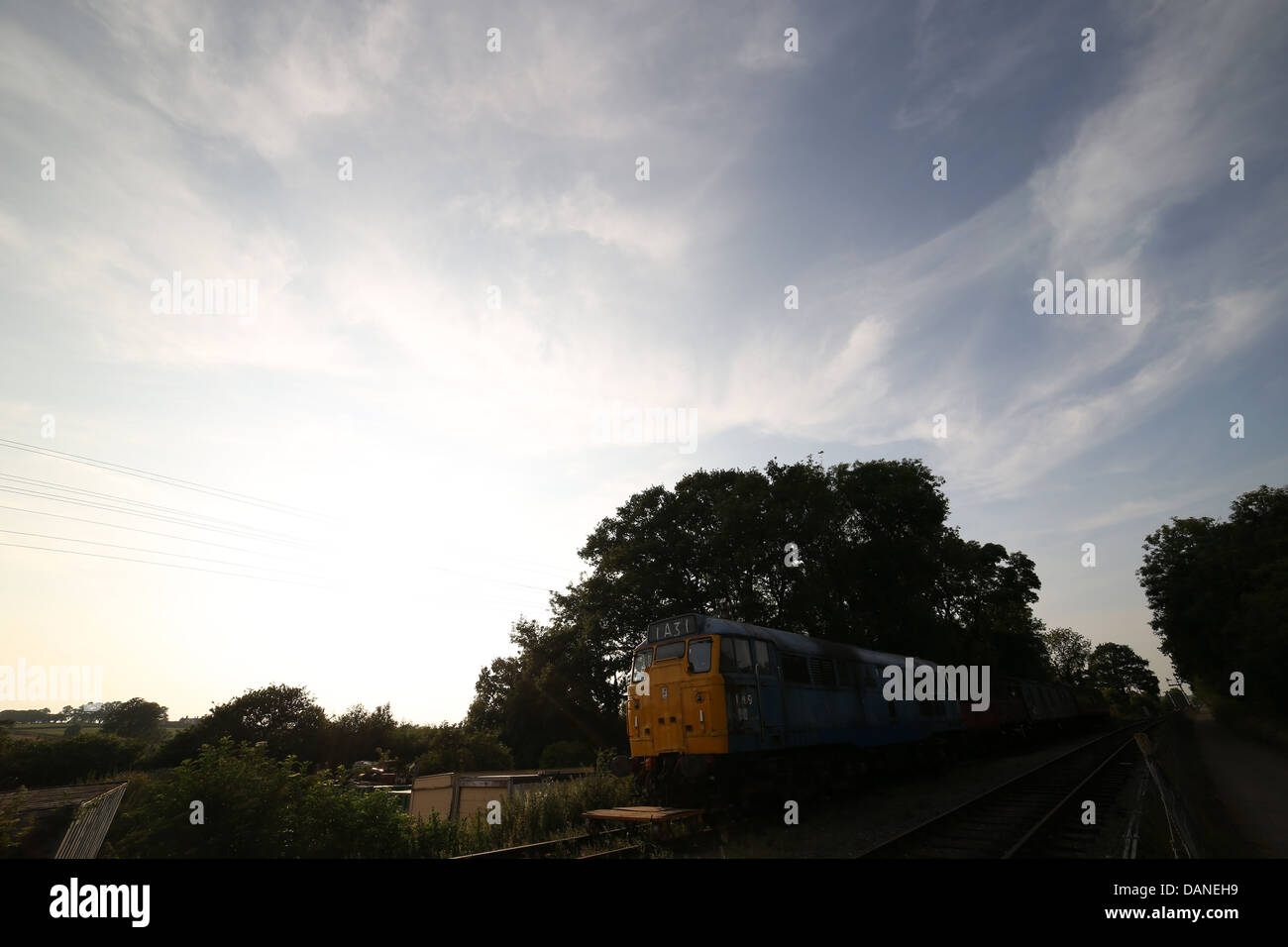 A train on the Northampton and Lamport Railway Stock Photo - Alamy
