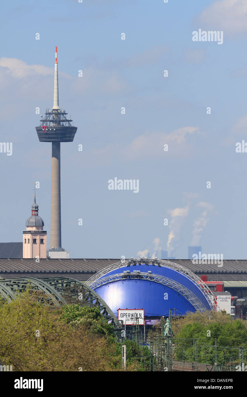 Fernsehturm, TV Tower and Opera House, Cologne, Germany Stock Photo - Alamy