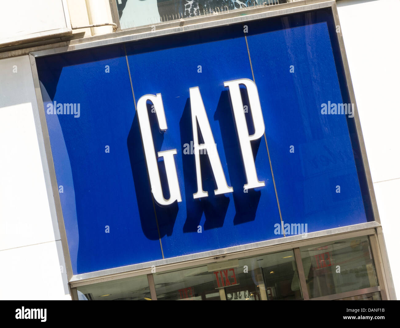 Gap Store Sign, NYC Stock Photo - Alamy