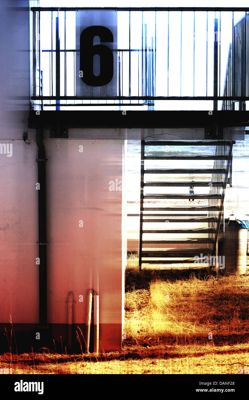 Guard house by the sea Stock Photo - Alamy