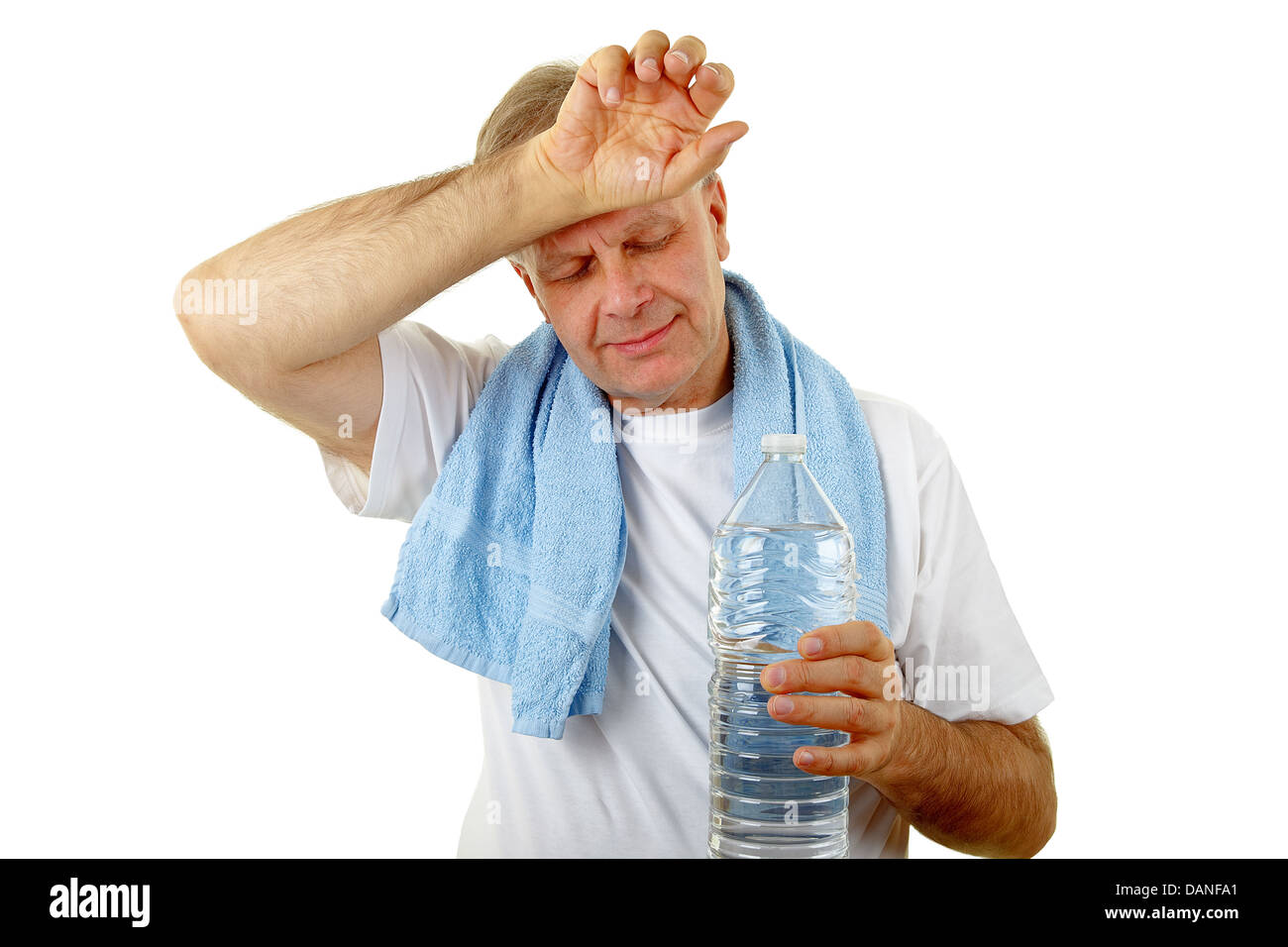 Pouring after exercise Stock Photo - Alamy