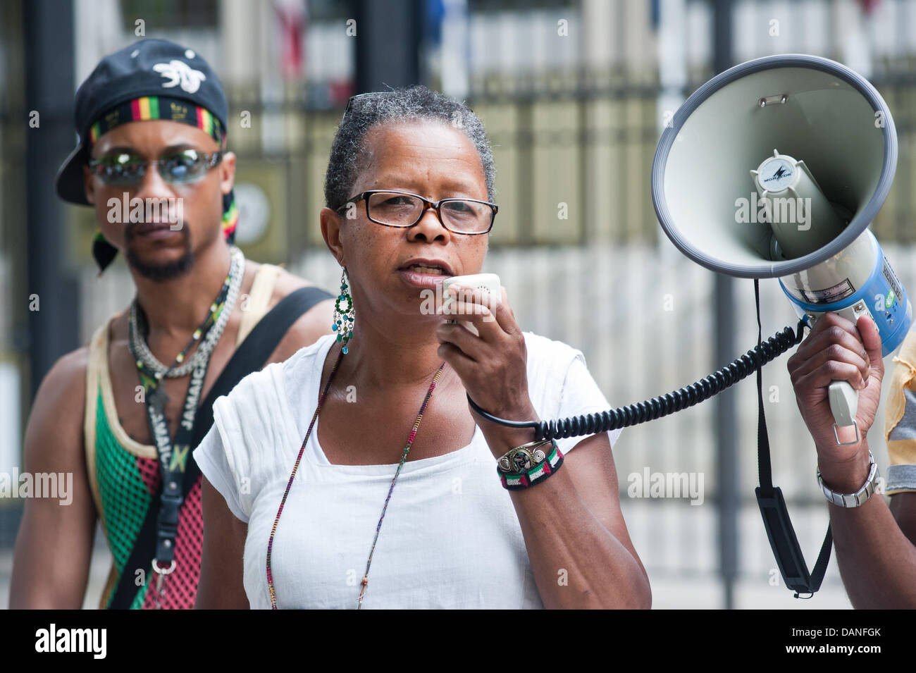 Megaphone Rally High Resolution Stock Photography and Images - Alamy