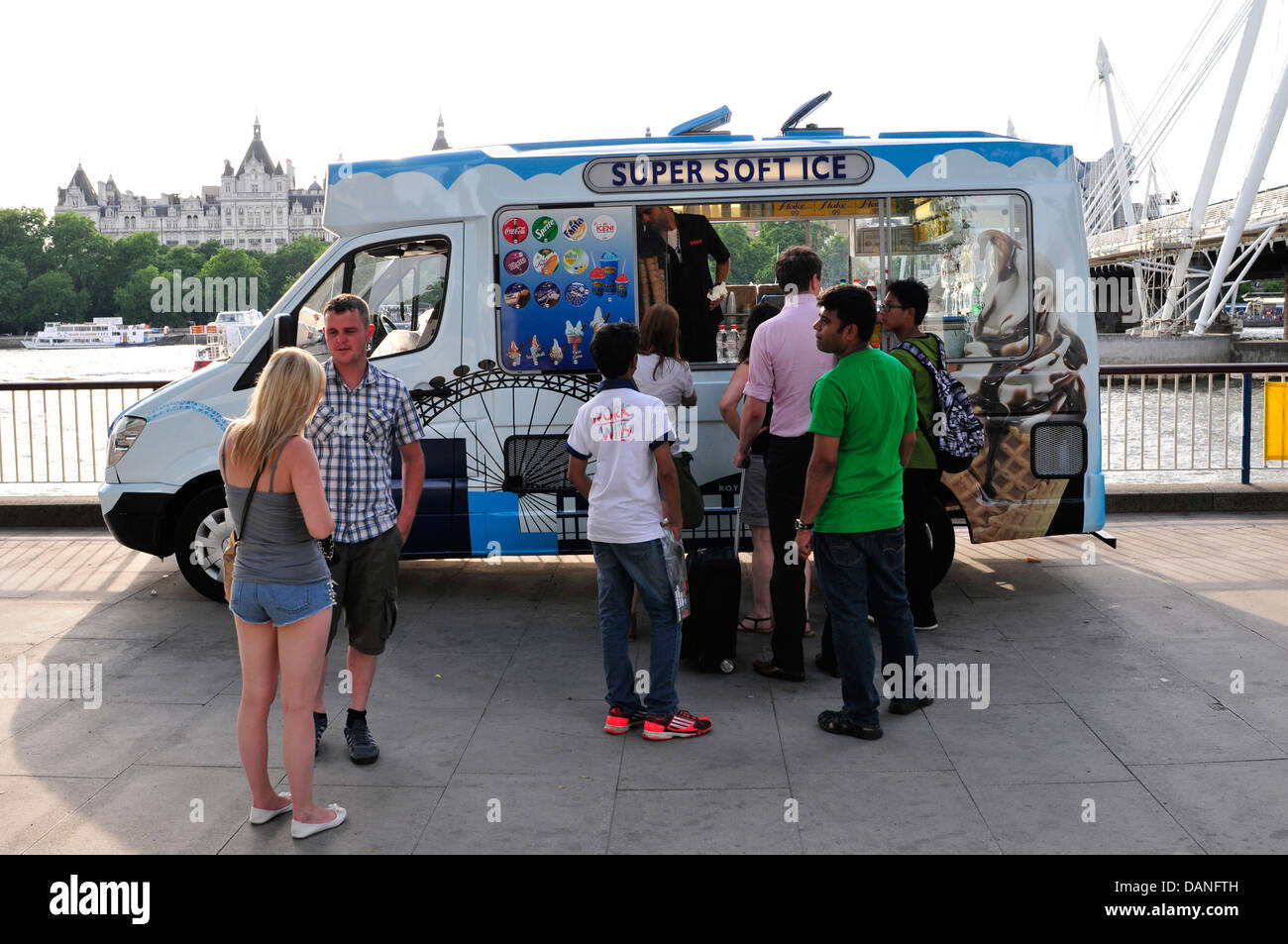 Buying Ice Cream Van Stock Photos & Buying Ice Cream Van Stock Images ...
