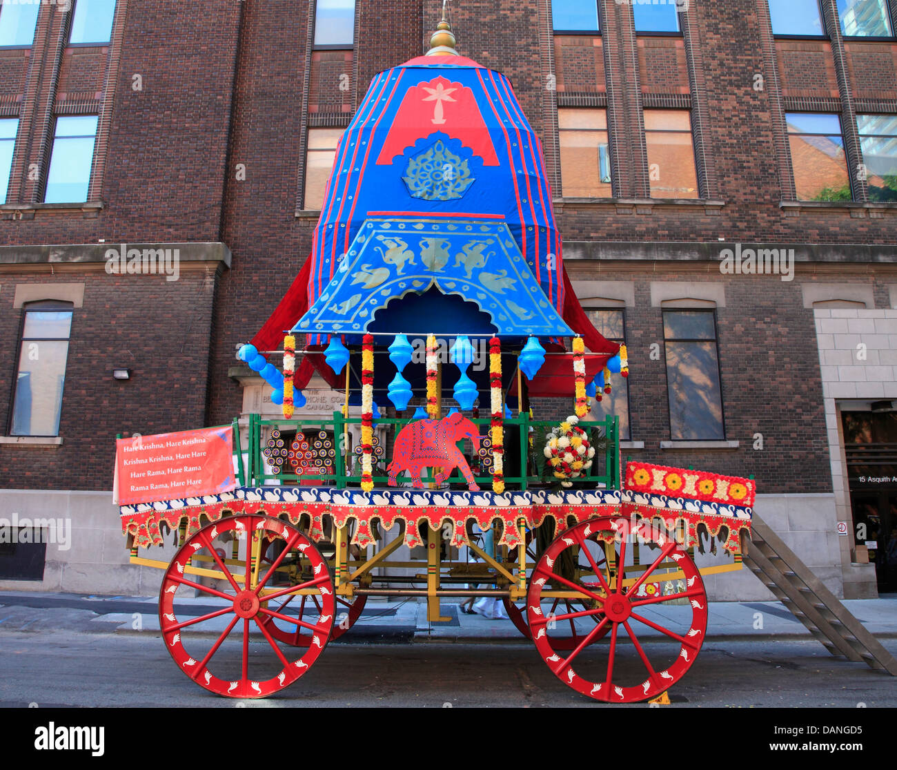 Canada, Ontario, Toronto, Festival Of India, chariot Stock Photo - Alamy