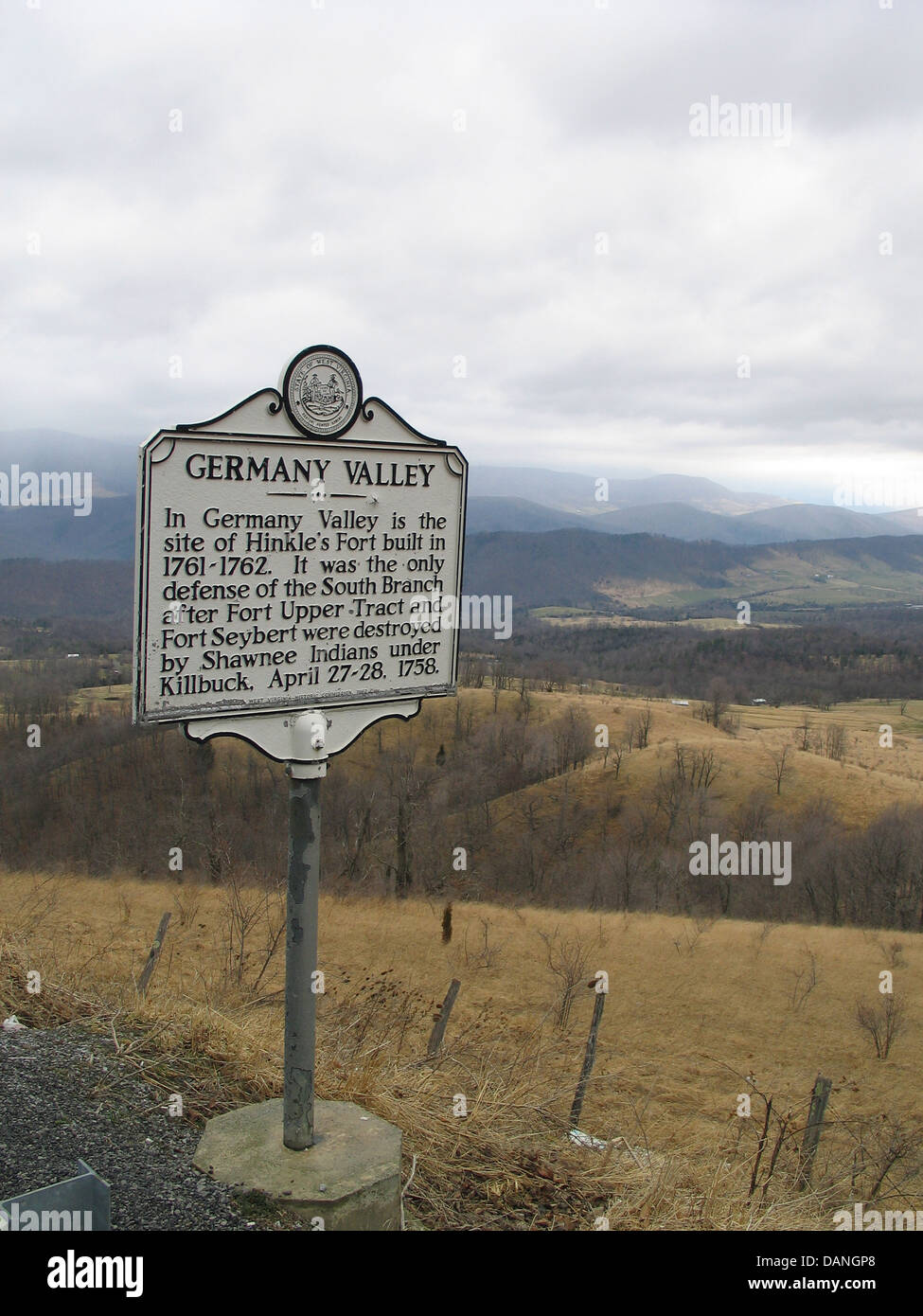 GERMANY VALLEY In Germany Valley is the site of Hinkle's Fort built in ...
