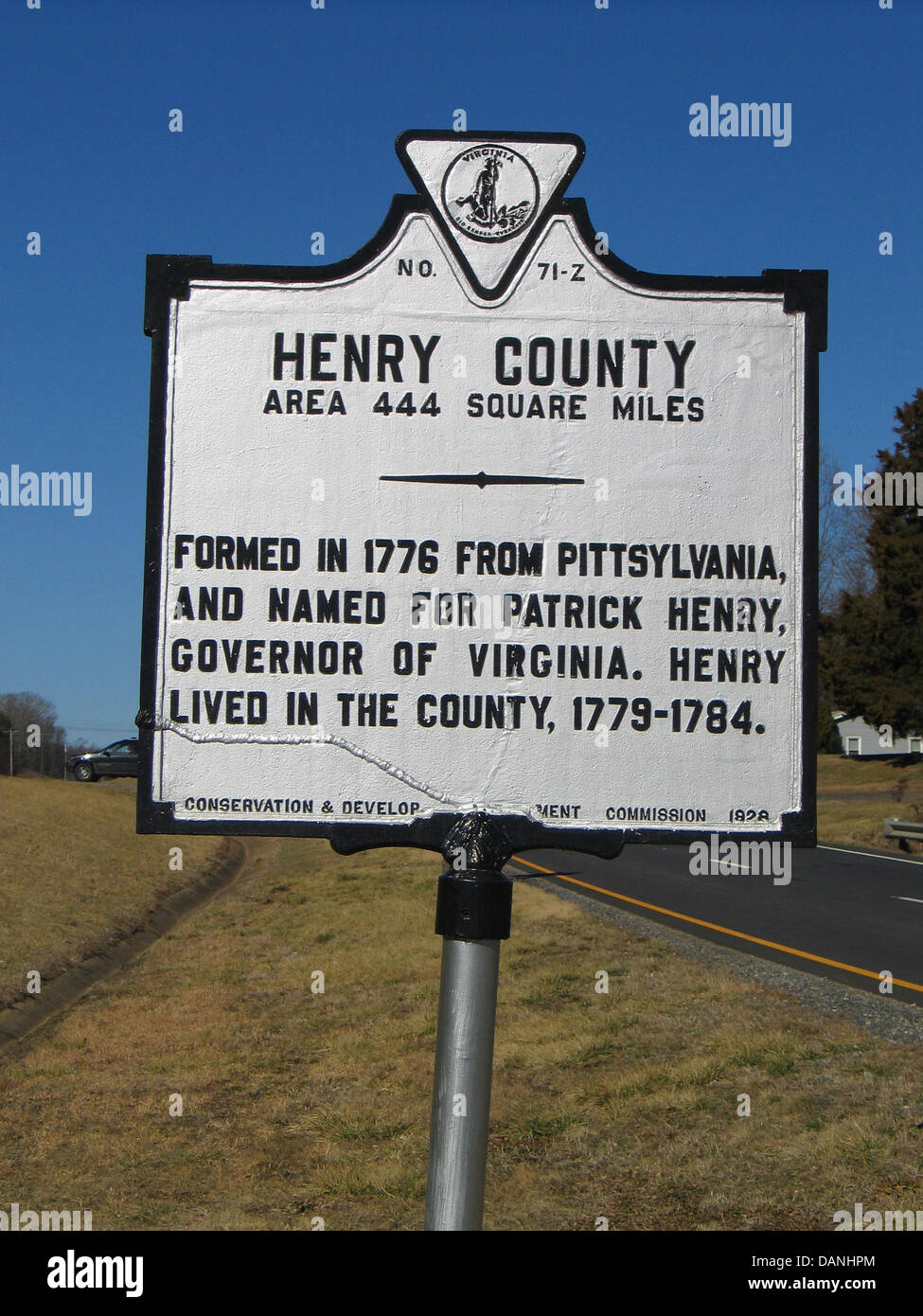 HENRY COUNTY Area 444 Square Miles Formed in 1776 from Pittsylvania ...