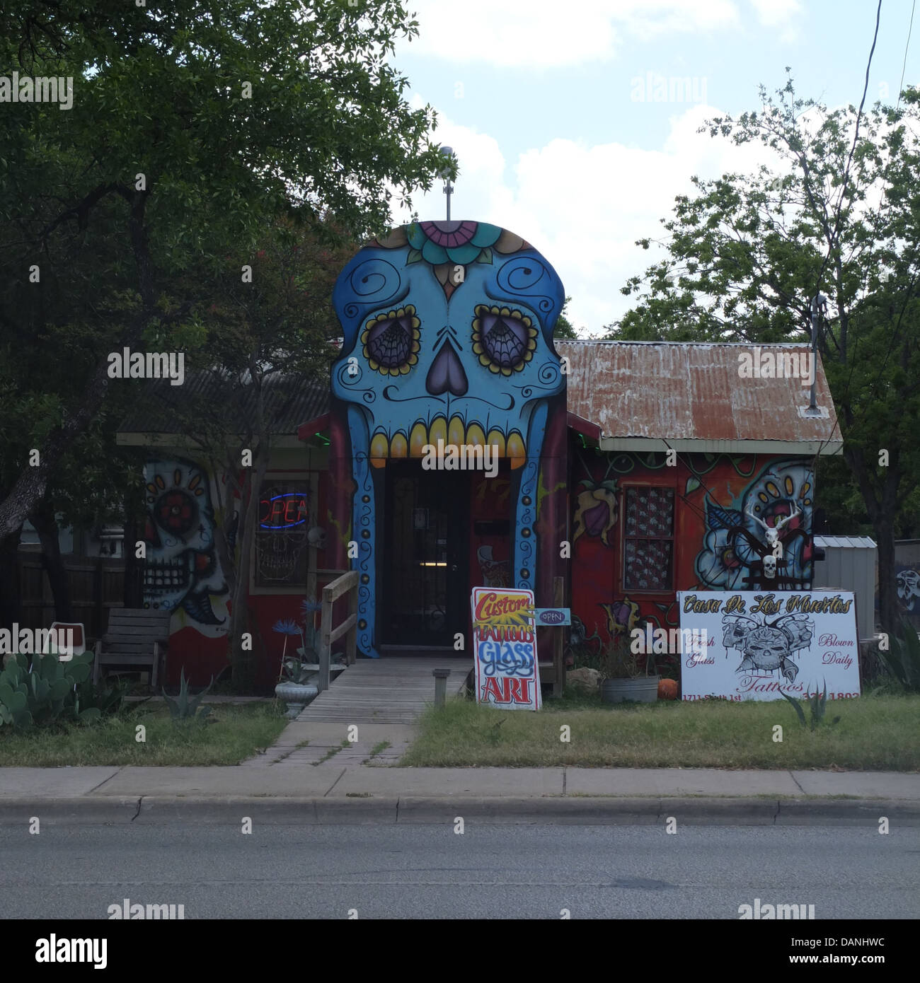 South Congress Avenue Austin Texas Shops signs Stock Photo - Alamy