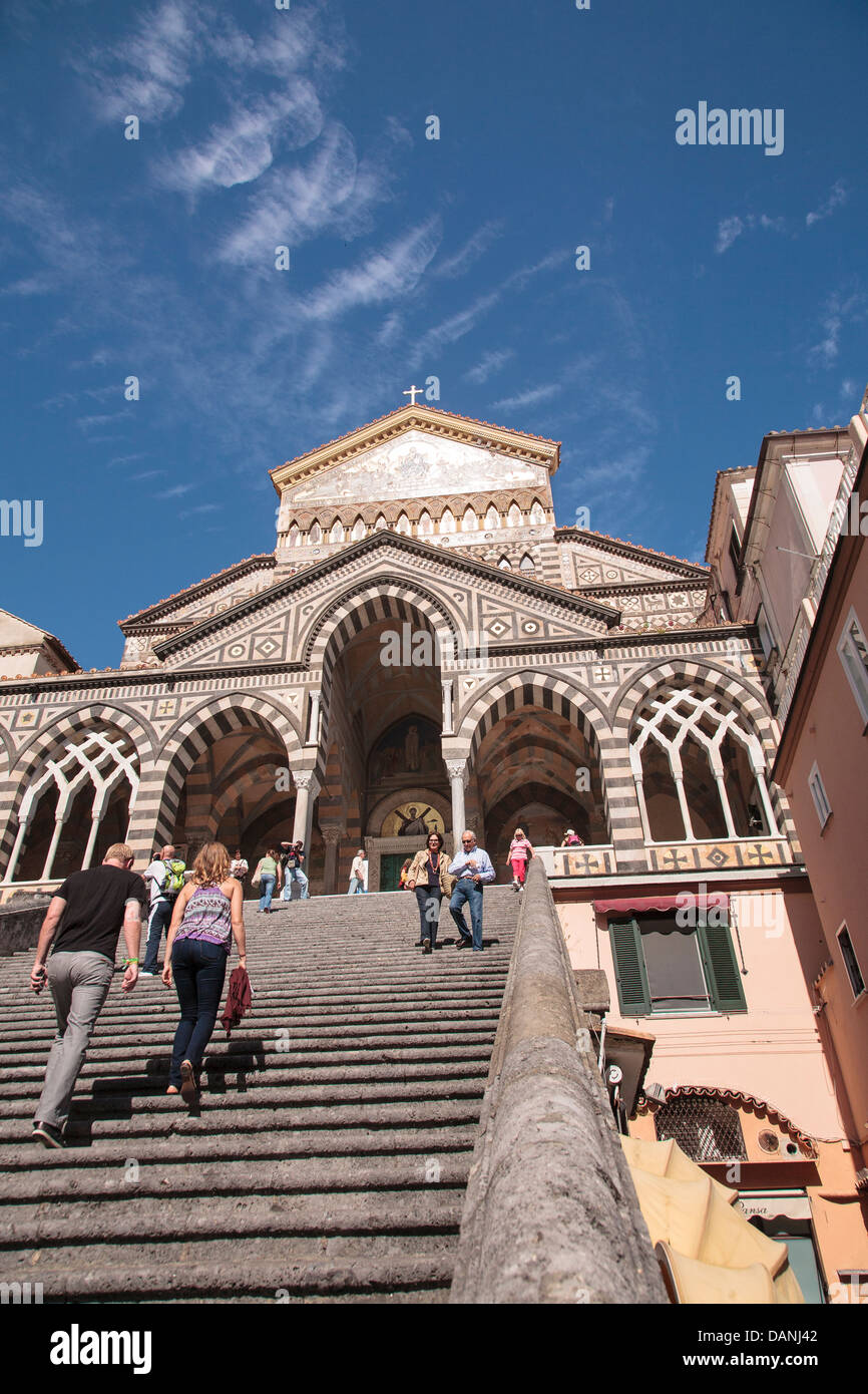 Amalfi cathedral steps hi-res stock photography and images - Alamy