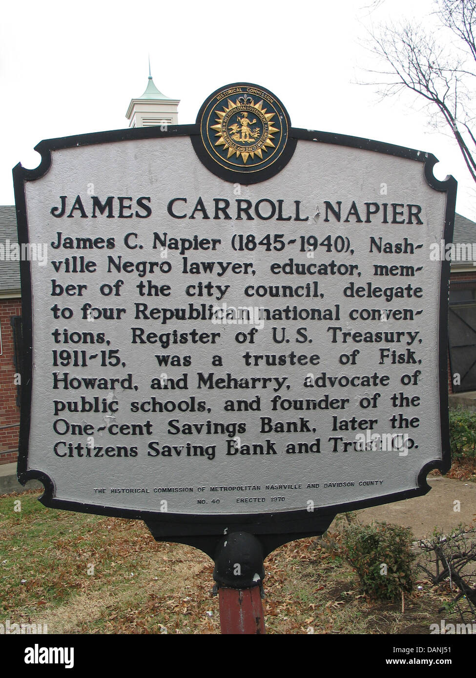JAMES CARROLL NAPIER James C. Napier (1845-1940), Nashville Negro ...