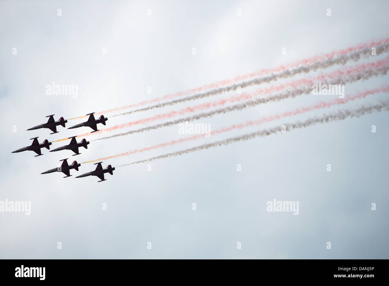 Turkish stars aerobatic team hi-res stock photography and images - Alamy