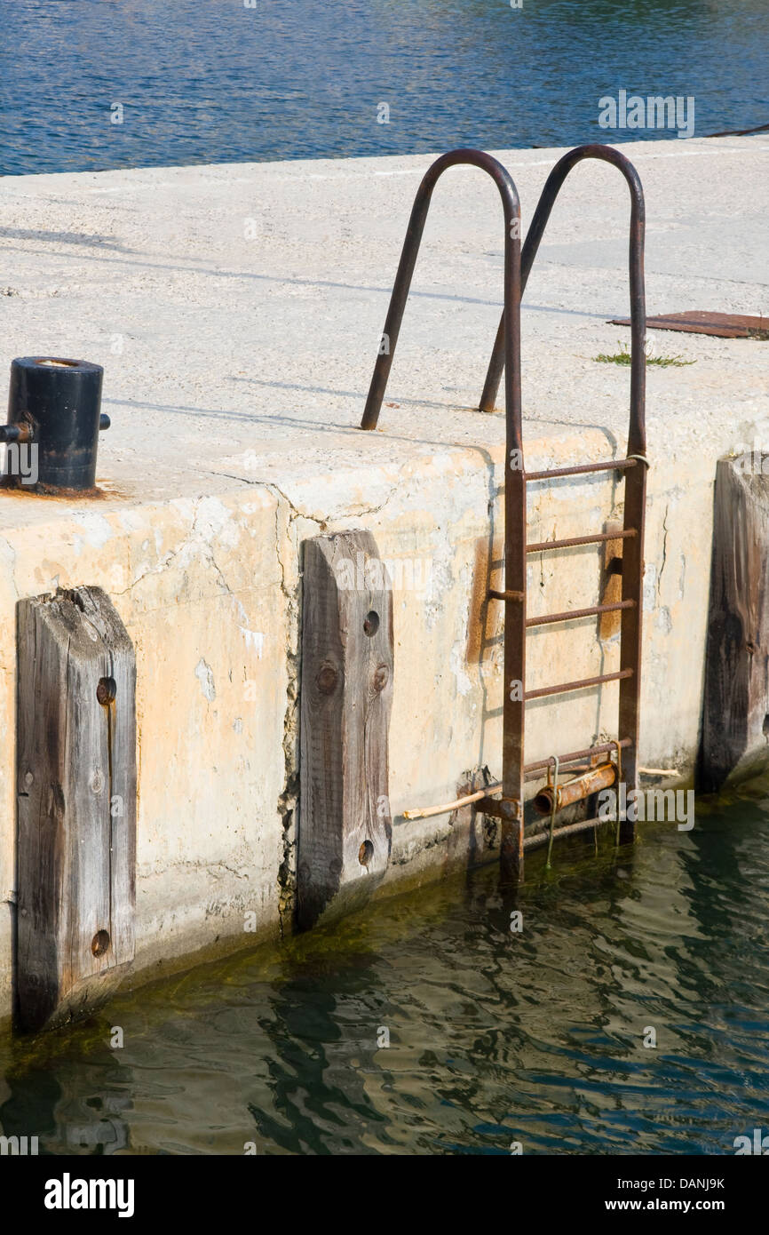 Pier over Waters Stock Photo - Alamy