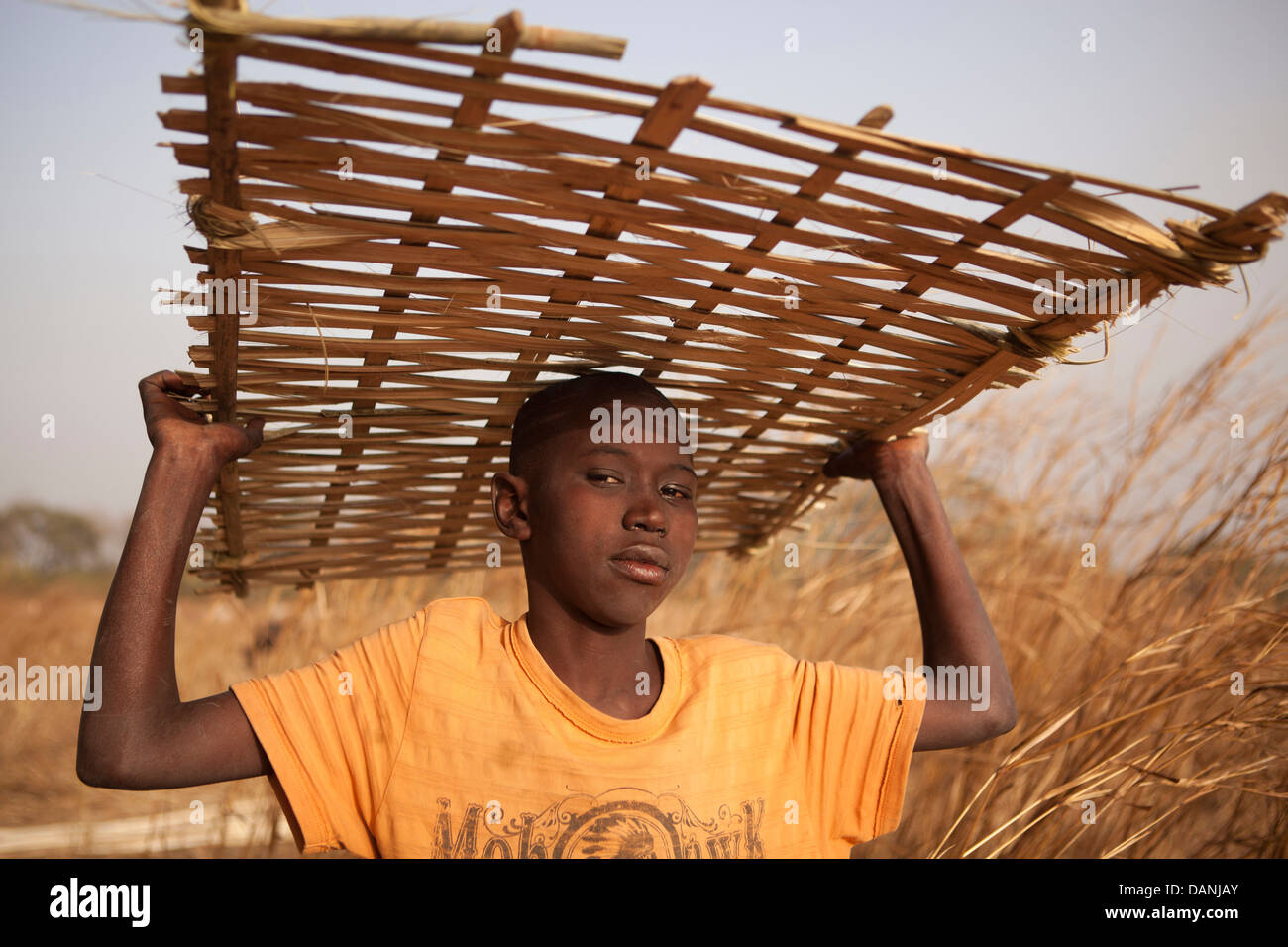 Wood work, South Senegal Stock Photo - Alamy