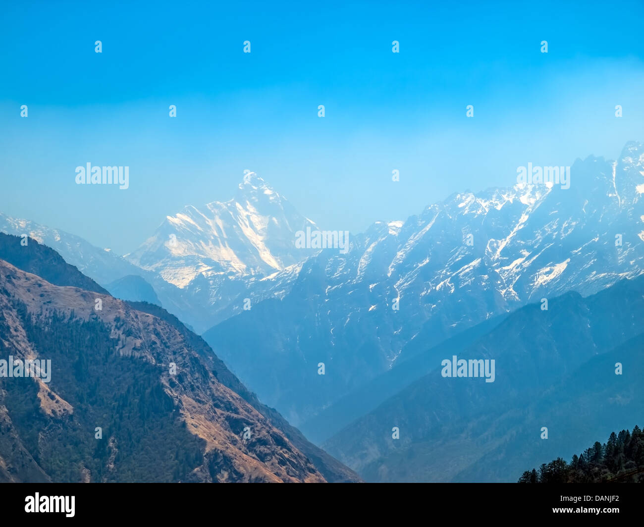 Himalayan landscape in the early morning, India Stock Photo - Alamy