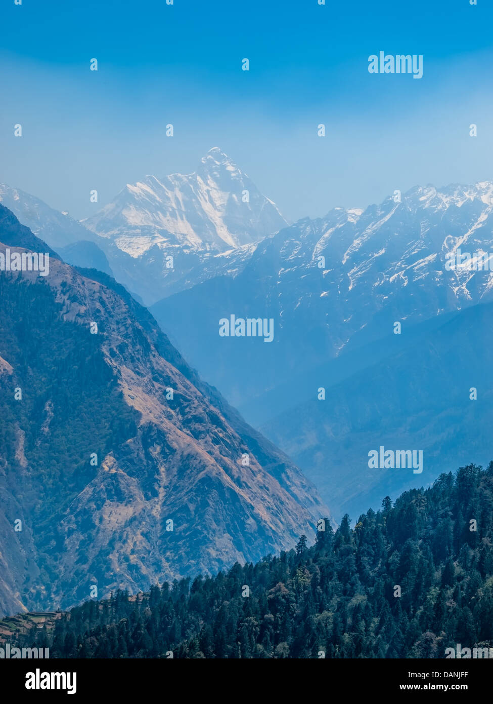Himalayan landscape in the early morning, India Stock Photo - Alamy