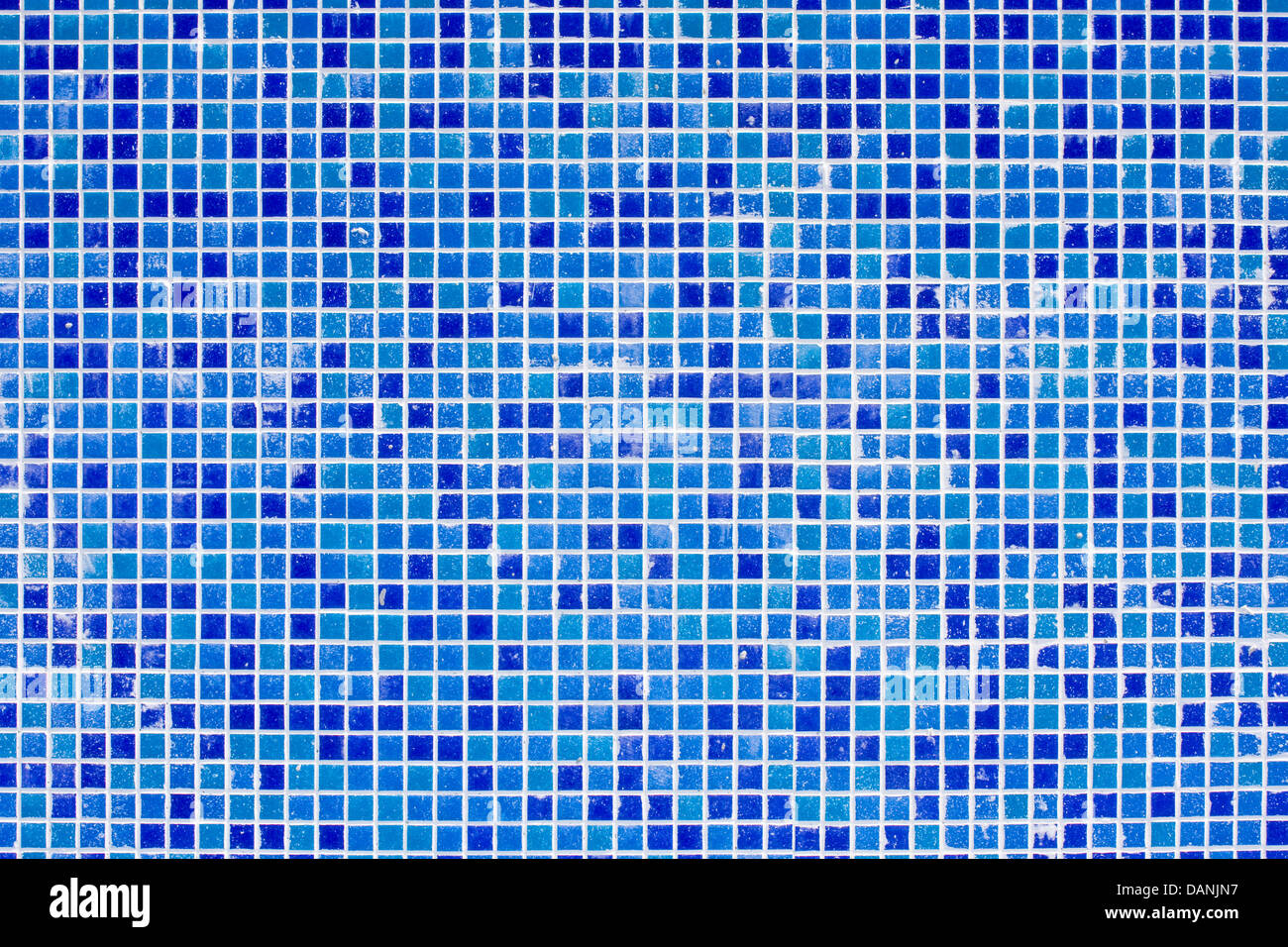 Blue dirty tiles in Bathroom With Water Drops Stock Photo - Alamy