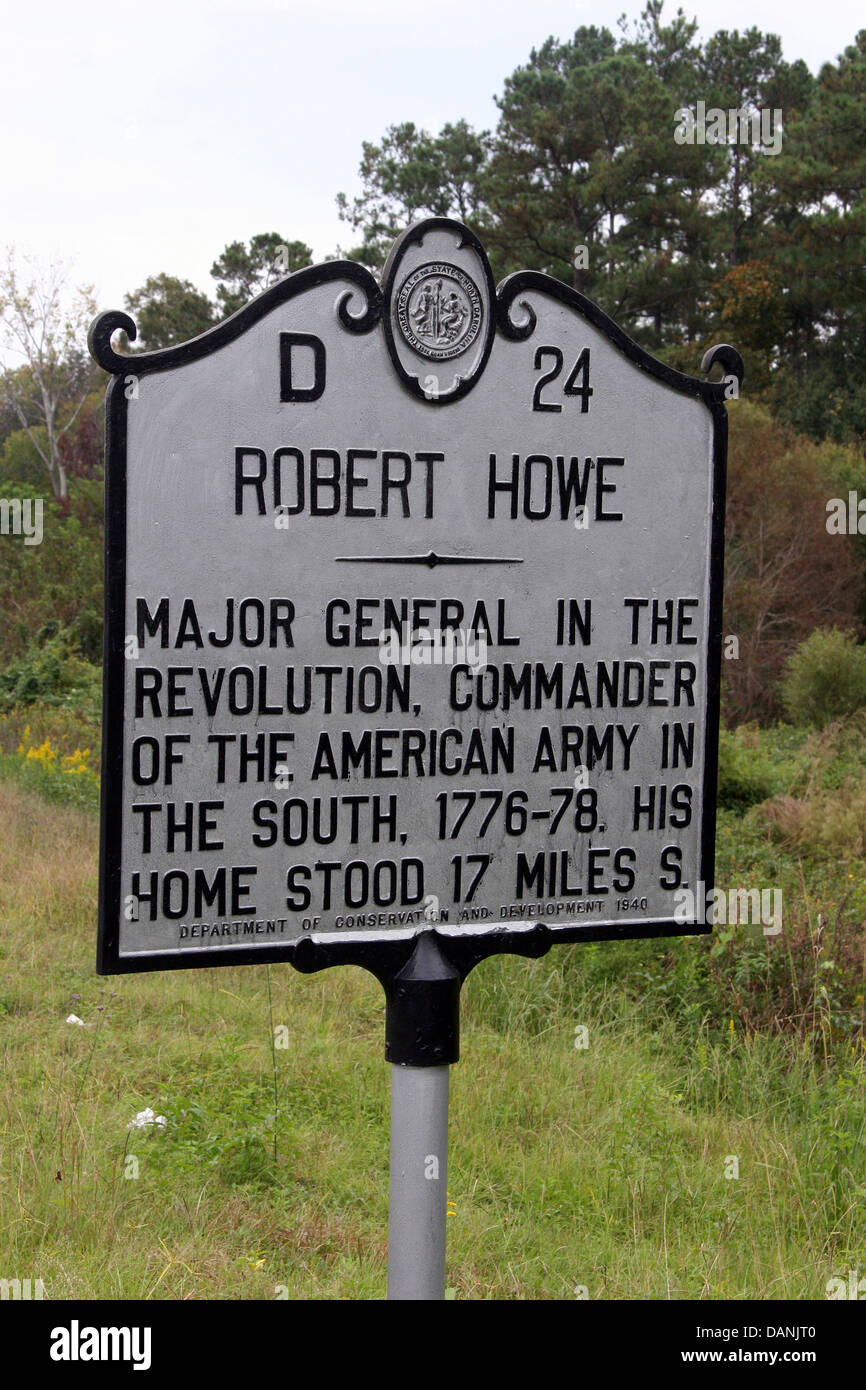 ROBERT HOWE Major general in the Revolution, commander of the American ...