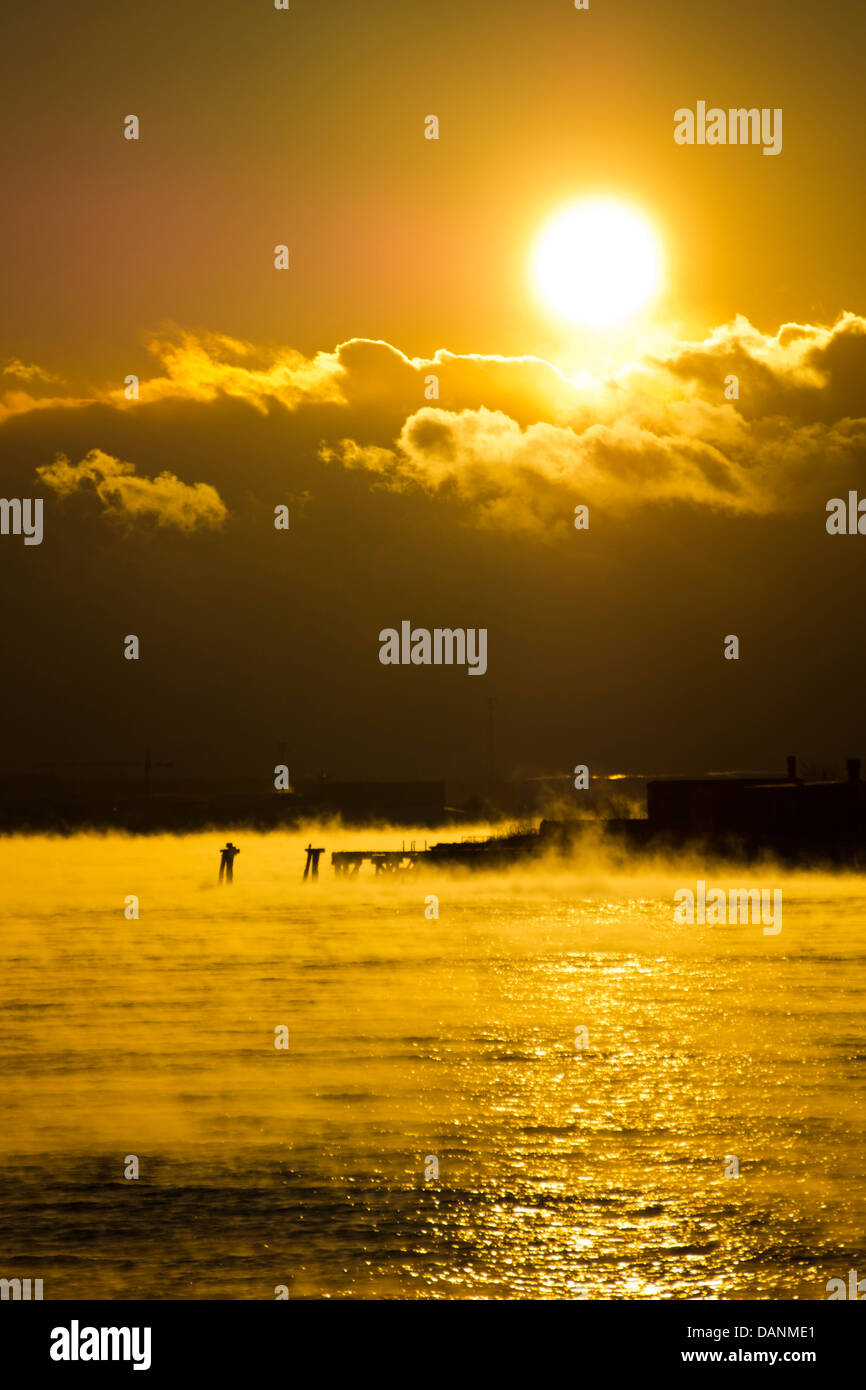 Sea smoke on halifax harbour hi-res stock photography and images - Alamy